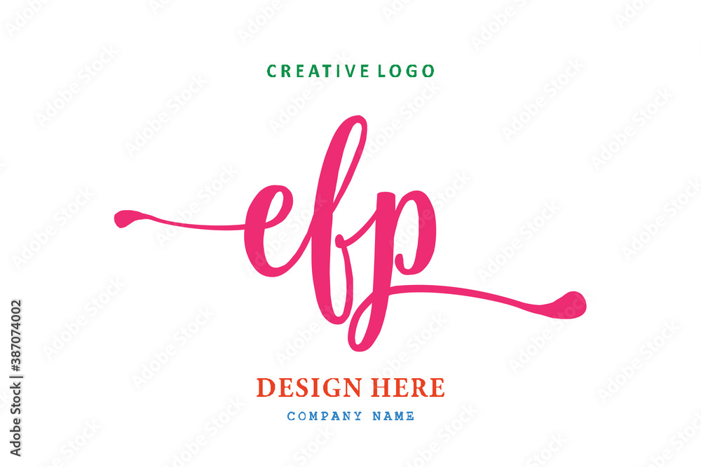 logo composition of the letter EFP is simple, easy to understand and ...