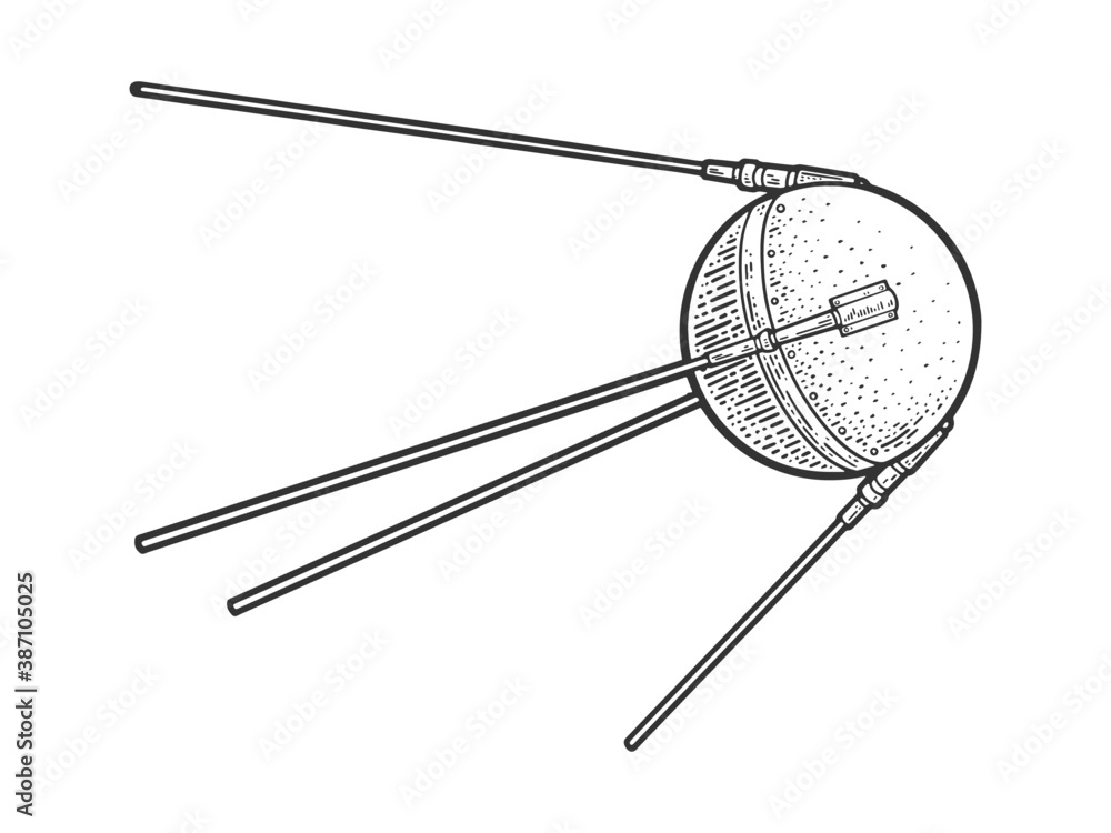 Sputnik One first artificial Earth satellite made by Soviet Union ...