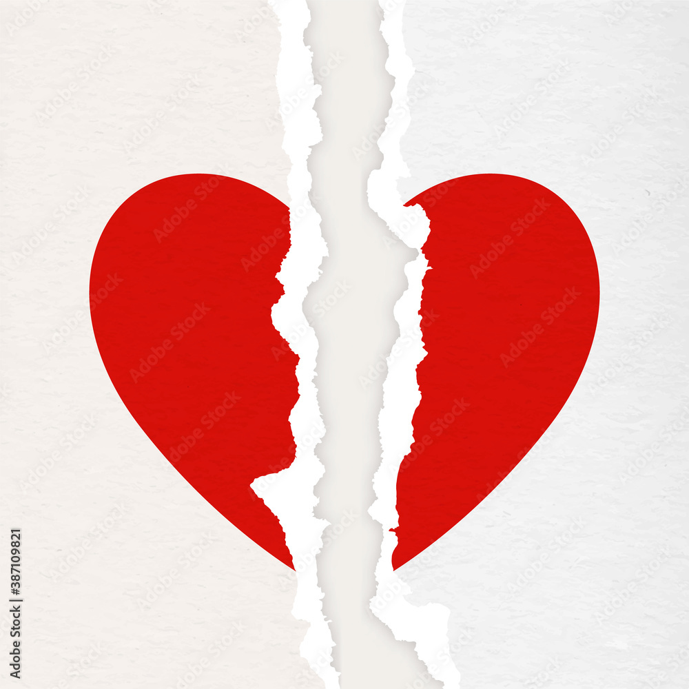 Torn Heart Paper