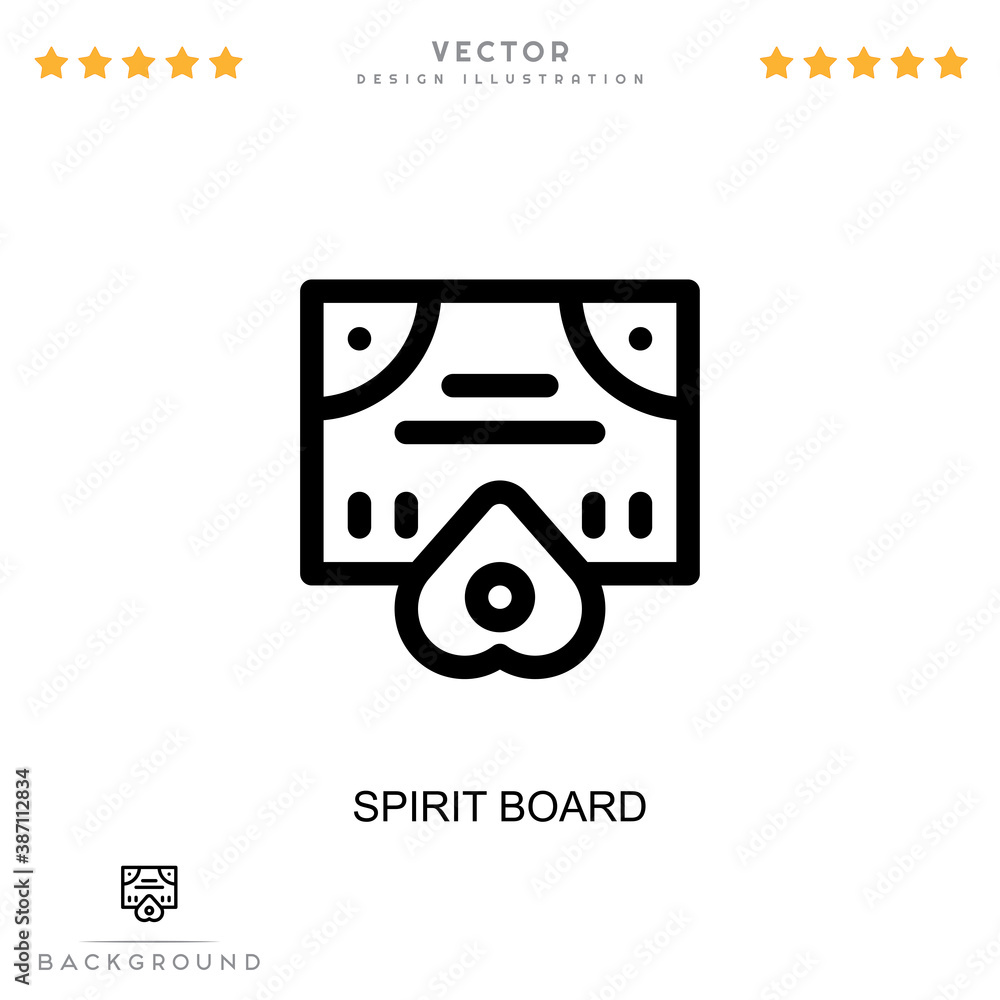 Spirit board icon. Simple element from digital disruption collection ...