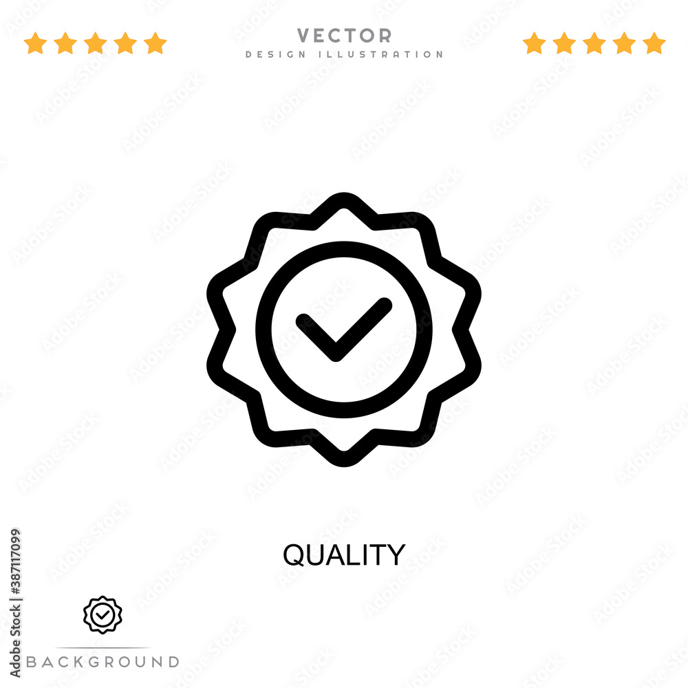Quality icon. Simple element from digital disruption collection. Line ...