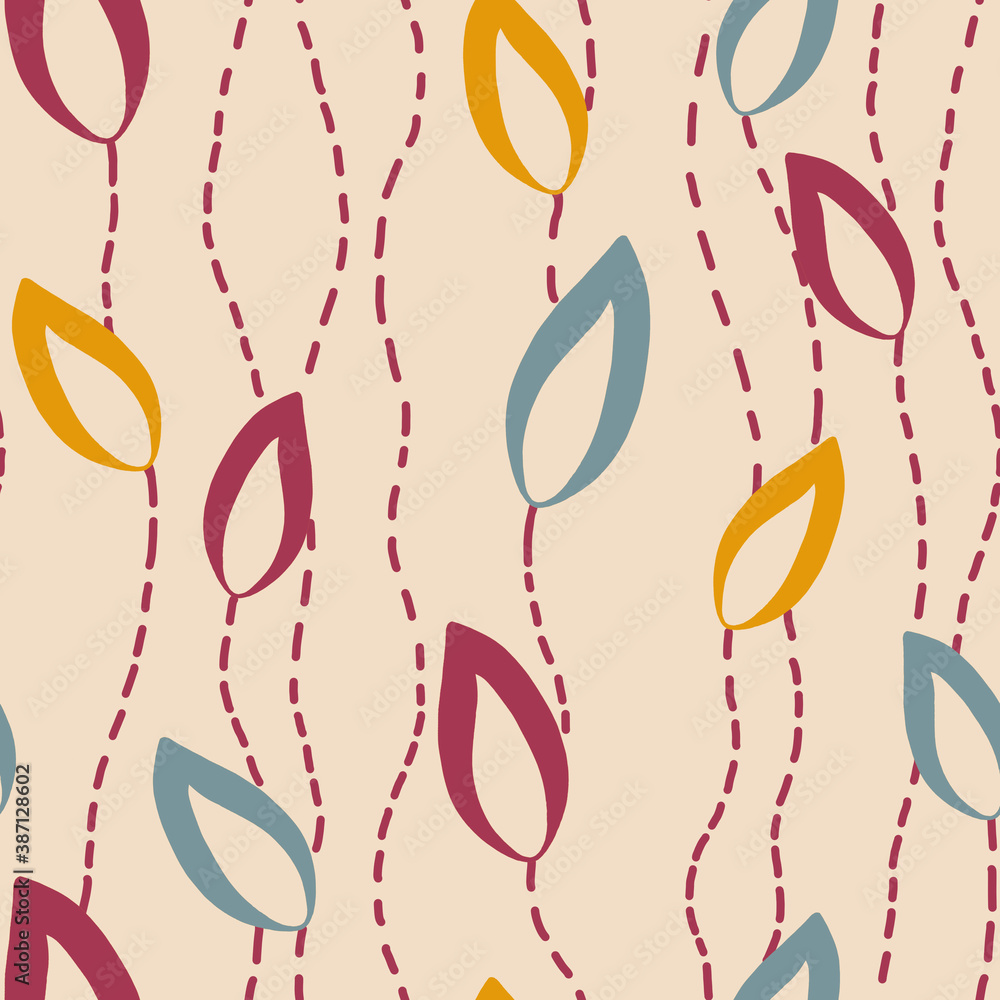 Trendy abstract square art templates with floral elements. Suitable for ...