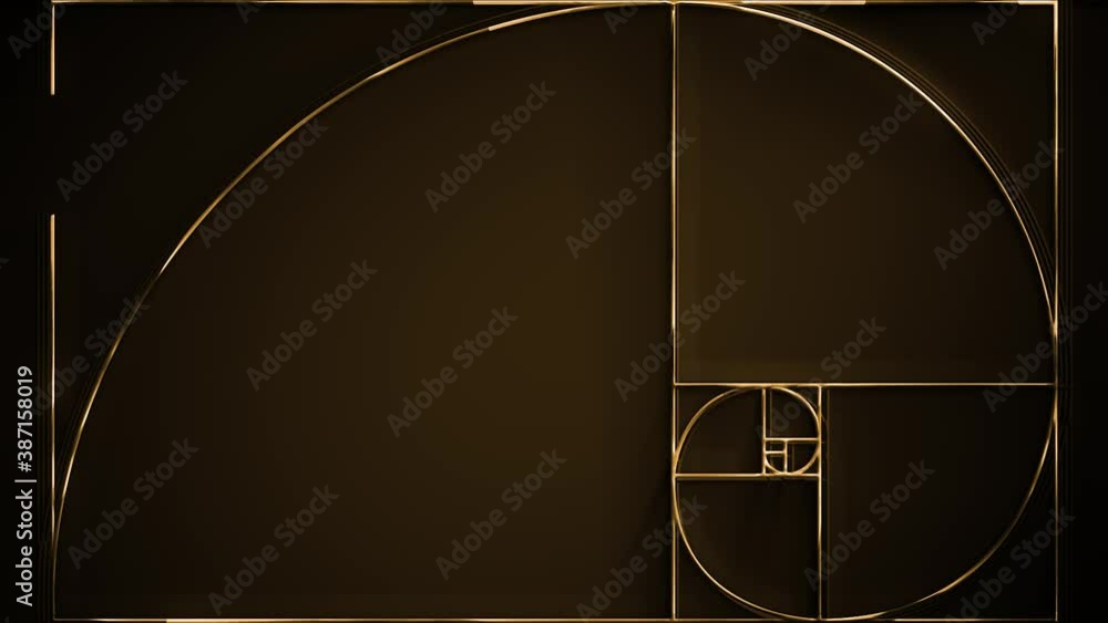 Golden Ratio On Old Vintage Ink Paper Background Animation/ 4k ...