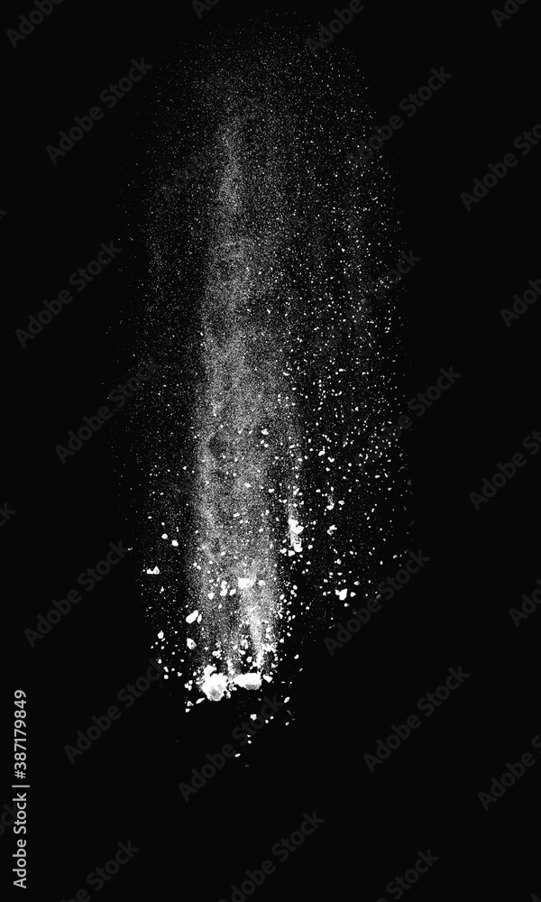 white spiral vertical abstract dust overlay texture powder splash ...