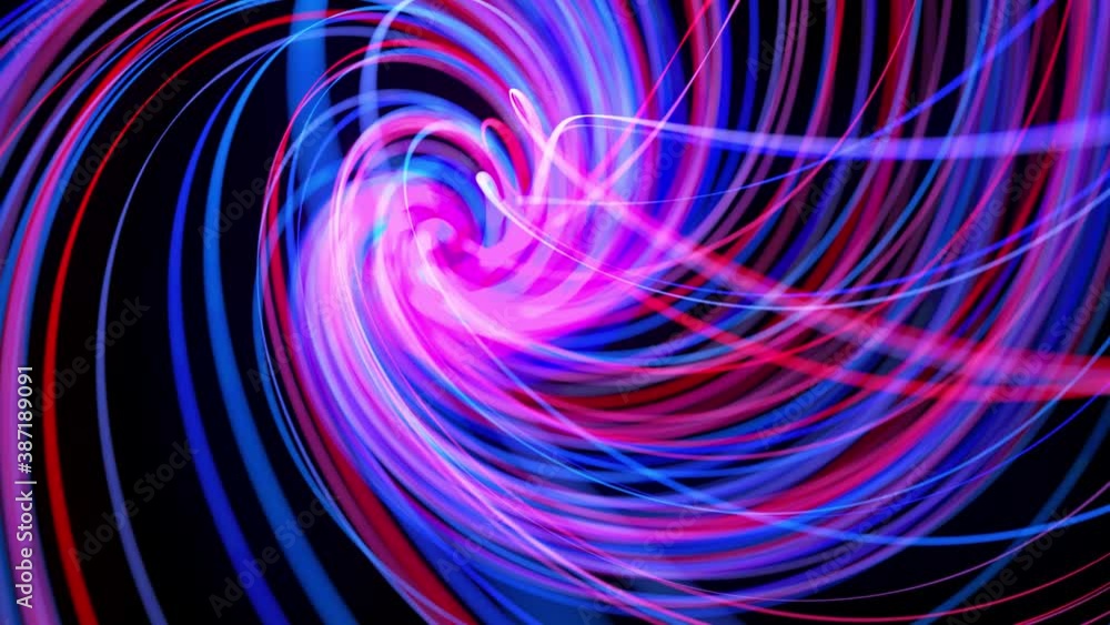 Light flow bg in 4k. Abstract looped background with light trails ...