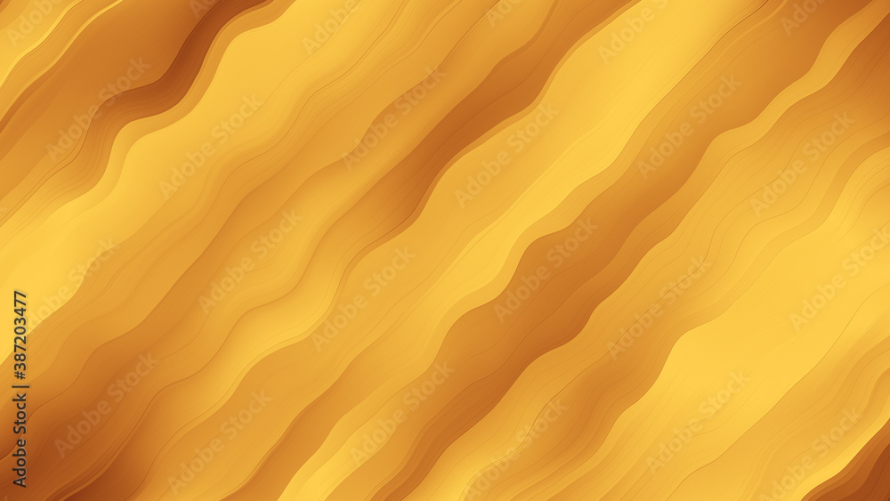 Dynamic wavy wooden yellow gradient background Stock Illustration ...