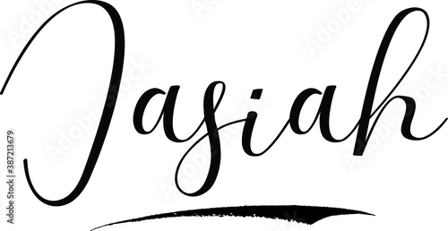 Isaiah In Cursive Letters