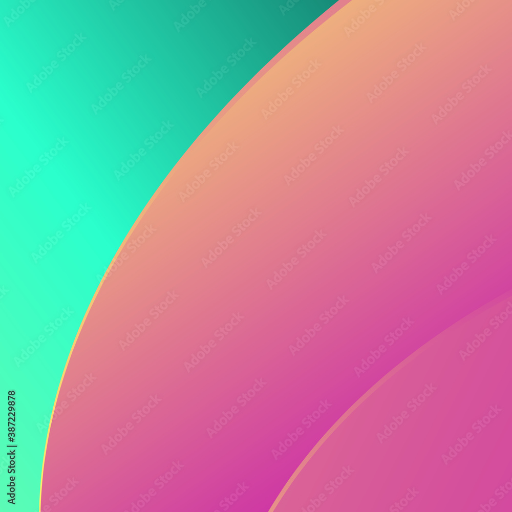 Wavy Gradient spectrum background with Sunset colors Stock Vector ...