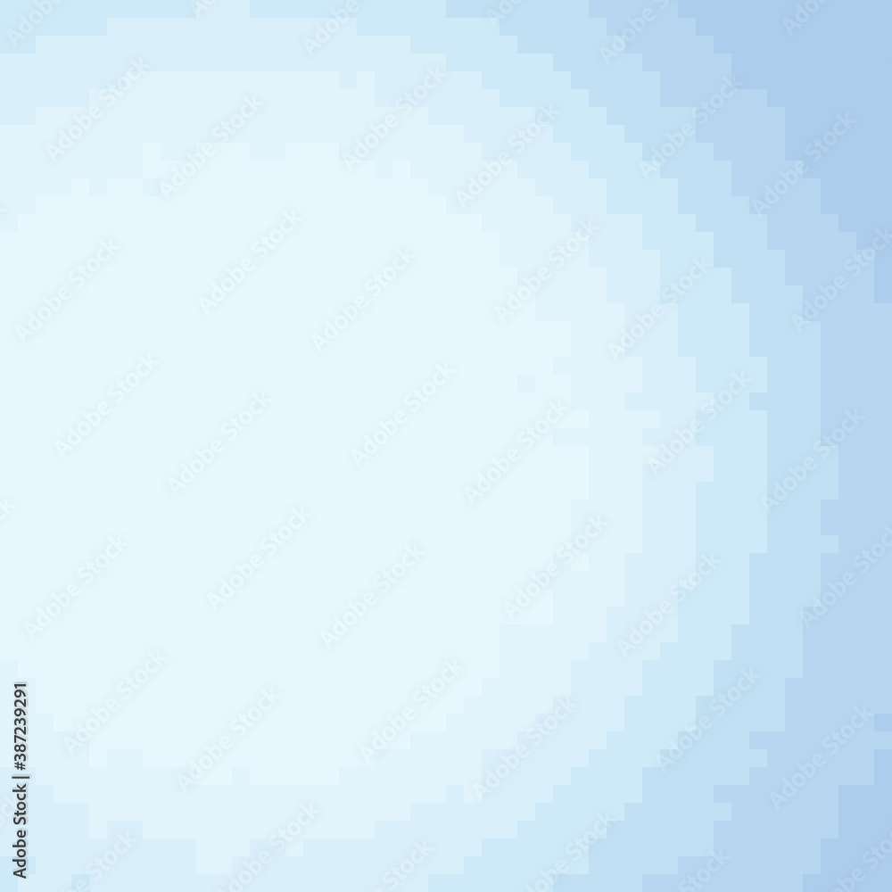 Blue background. Blue circle. Blue gradation pixel art. Stock ...