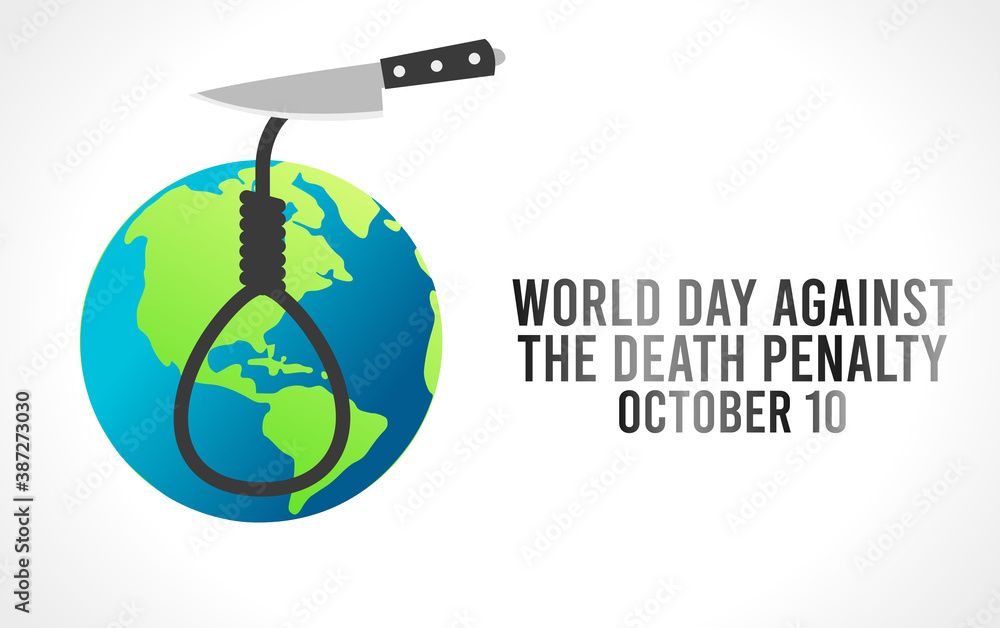 vector graphic of world day against the death penalty good for world ...