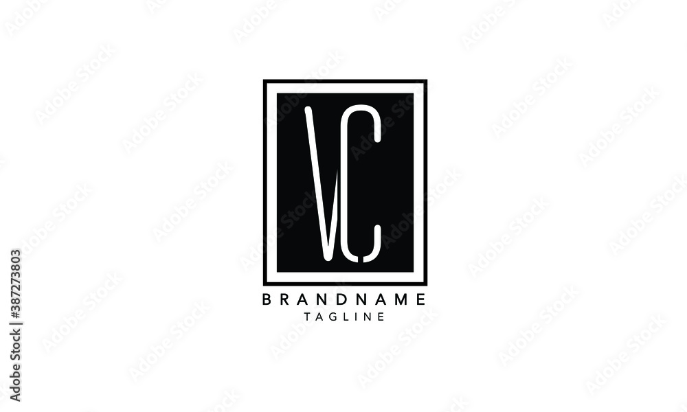 Alphabet letters Initials Monogram logo VC, CV, V and C Stock Vector ...