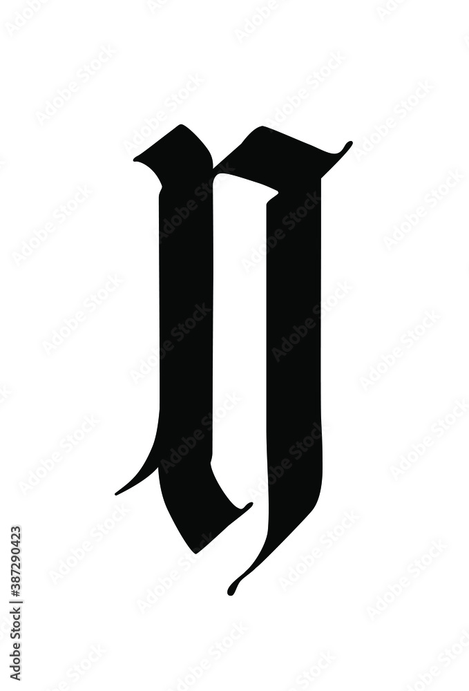 Old English Letter U