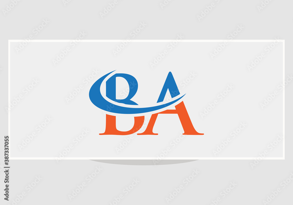 Premium Vector BA Logo. Stylish BA logo design for your company Stock ...