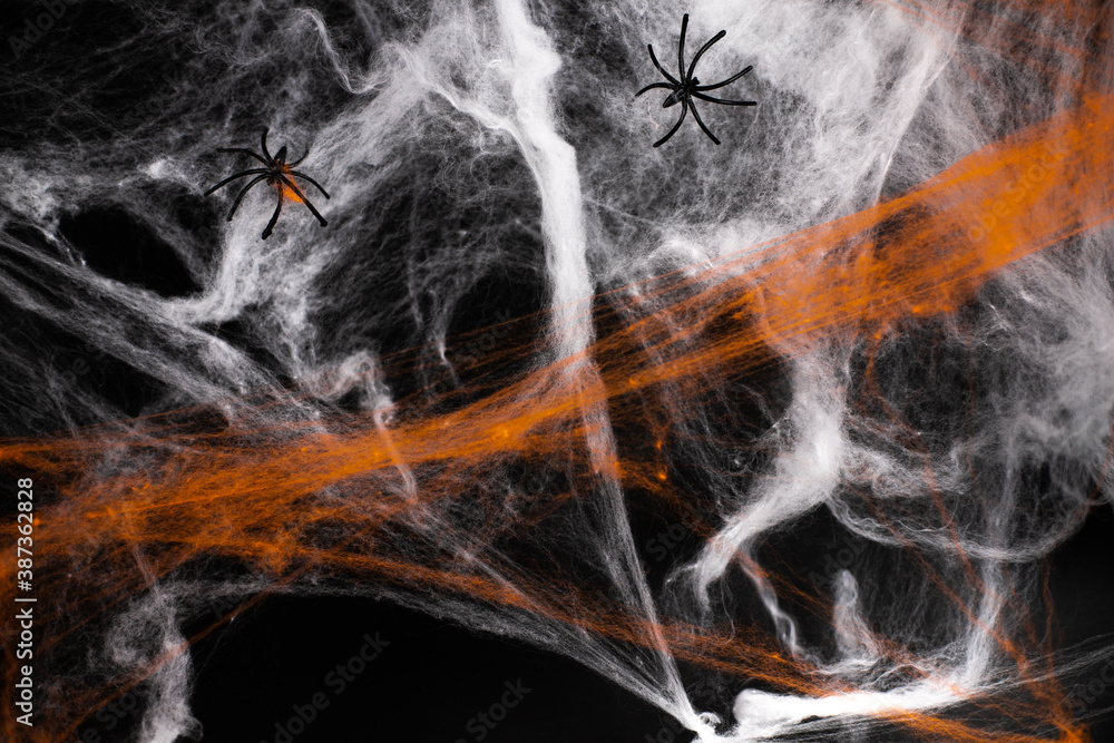 halloween, decoration and horror concept - Decoration of artificial ...