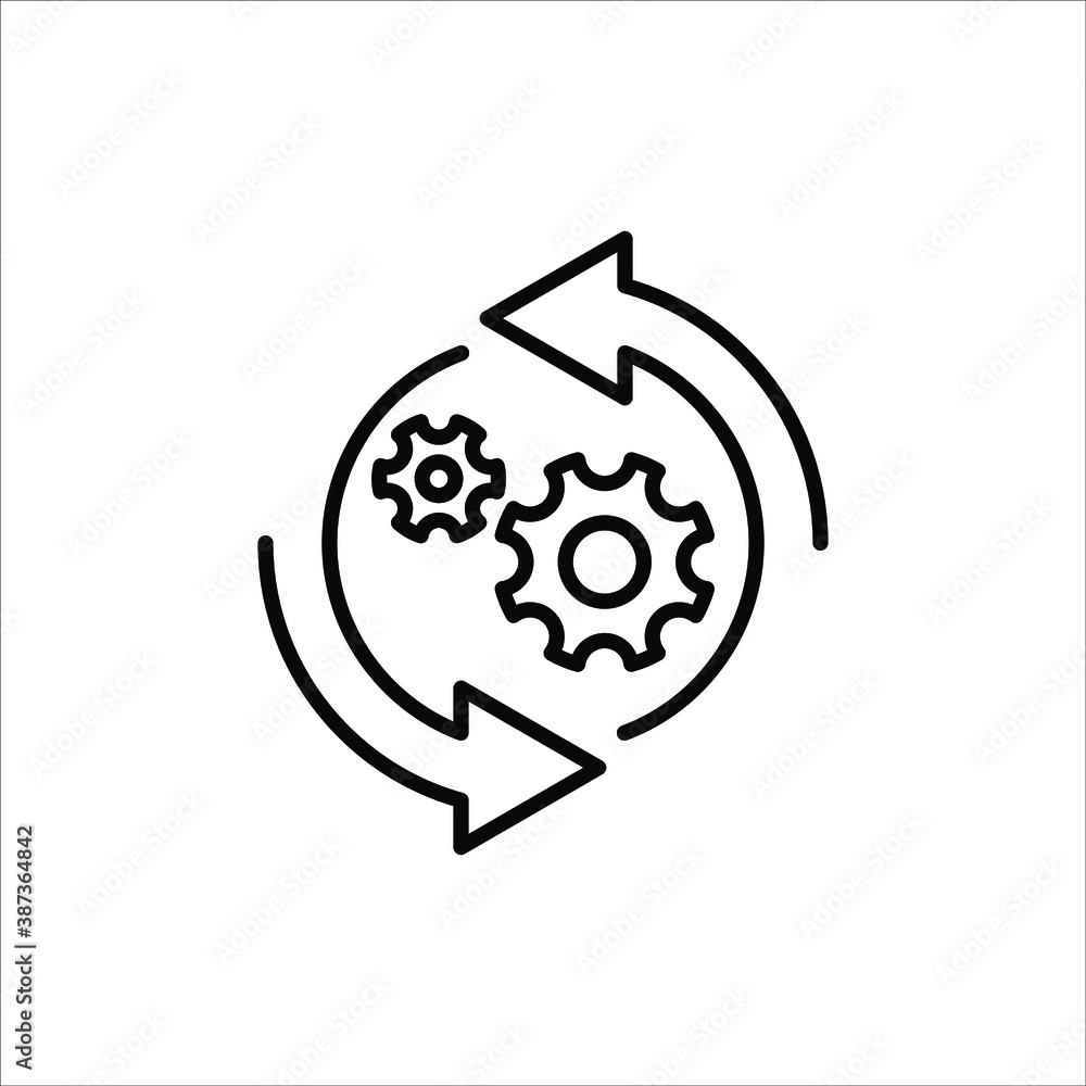 Loading process. Update system icon. Concept of upgrade application progress icon for graphic ...
