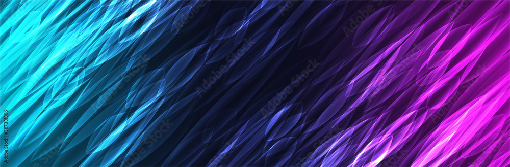 Abstract pink blue background. Modern geometric line pattern. Dark ...