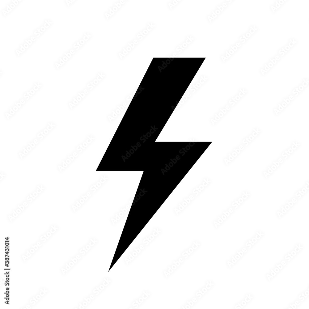 Power icon. Lightning bolt. Electric flash. Concept for design electric ... Power icon. Lightning bolt. Electric flash. Concept for design electric ...