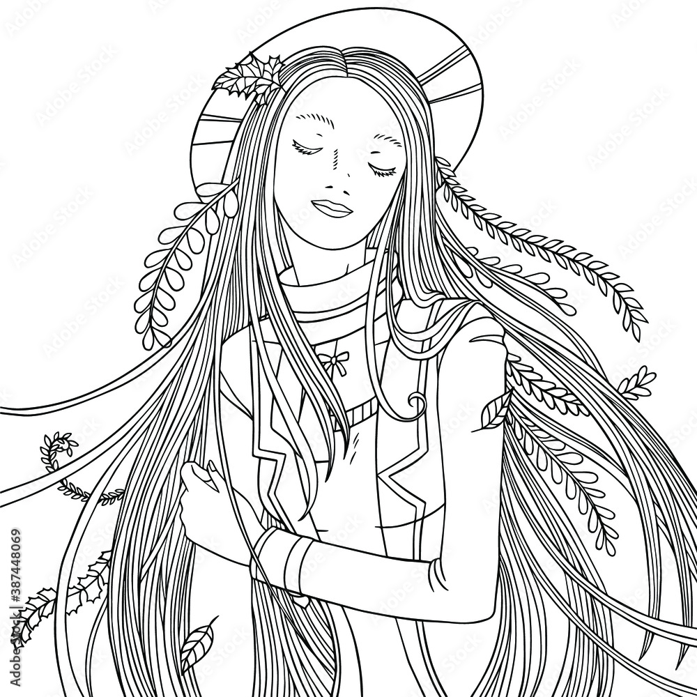 Fall Clothes Coloring Pages