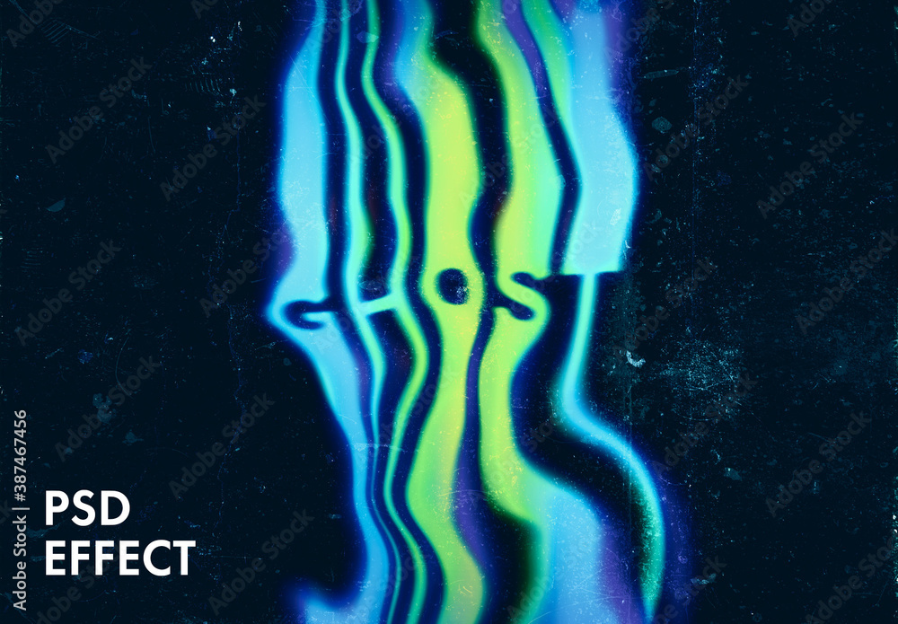 Liquid Trails Text Effect Stock Template | Adobe Stock