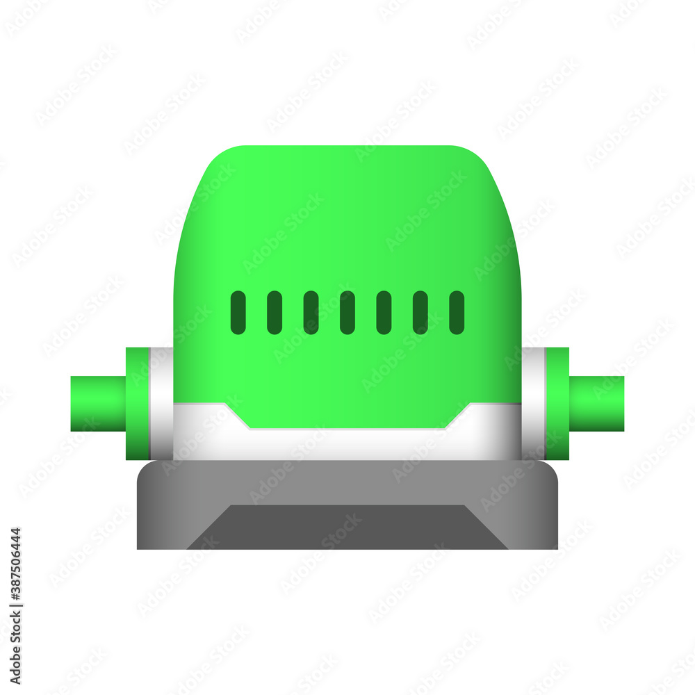 Water pump icon cube shape. Built in electronic controller with ...