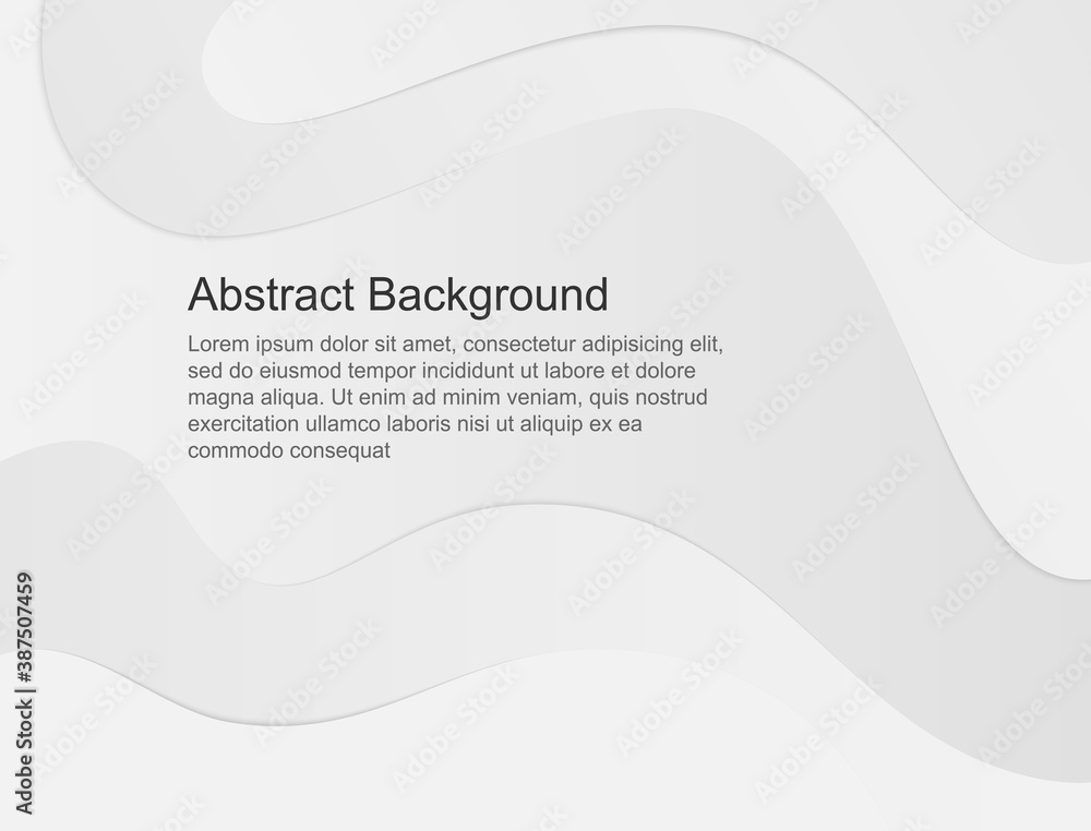 Abstract liquid background with white and gray gradations Stock Vector ...