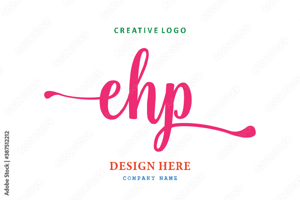 EHP font arrangement logo is simple, easy to understand and ...