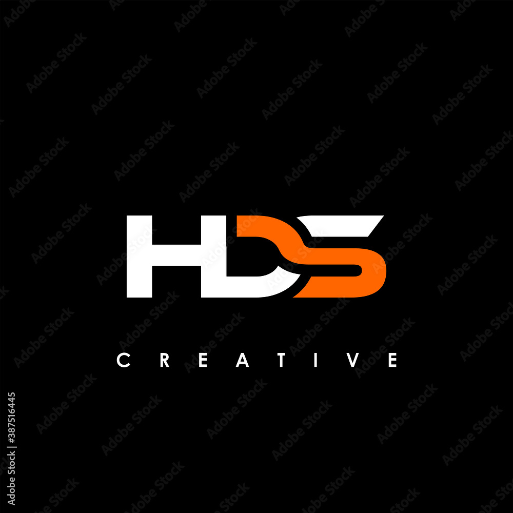 HDS Letter Initial Logo Design Template Vector Illustration Stock ...