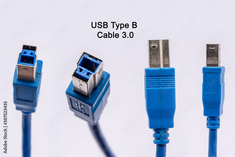 USB 3.0 Cable Type B Male SuperSpeed USB Adapter Connector Wire Plug ...
