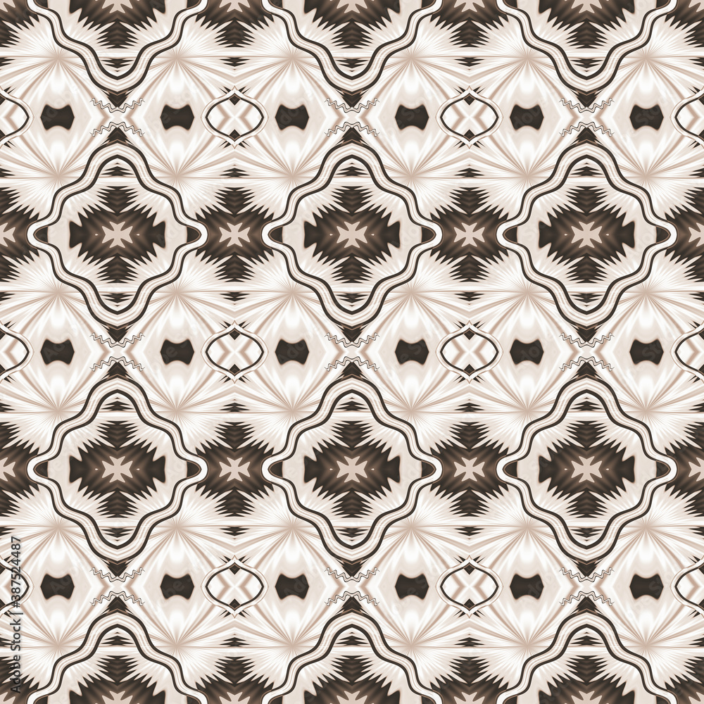 Seamless pattern with a Maltese cross for tiles, fabrics, wallpaper ...