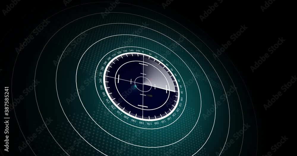 Enemy aircrafts or ships detected by radar scan, object's speed and ...