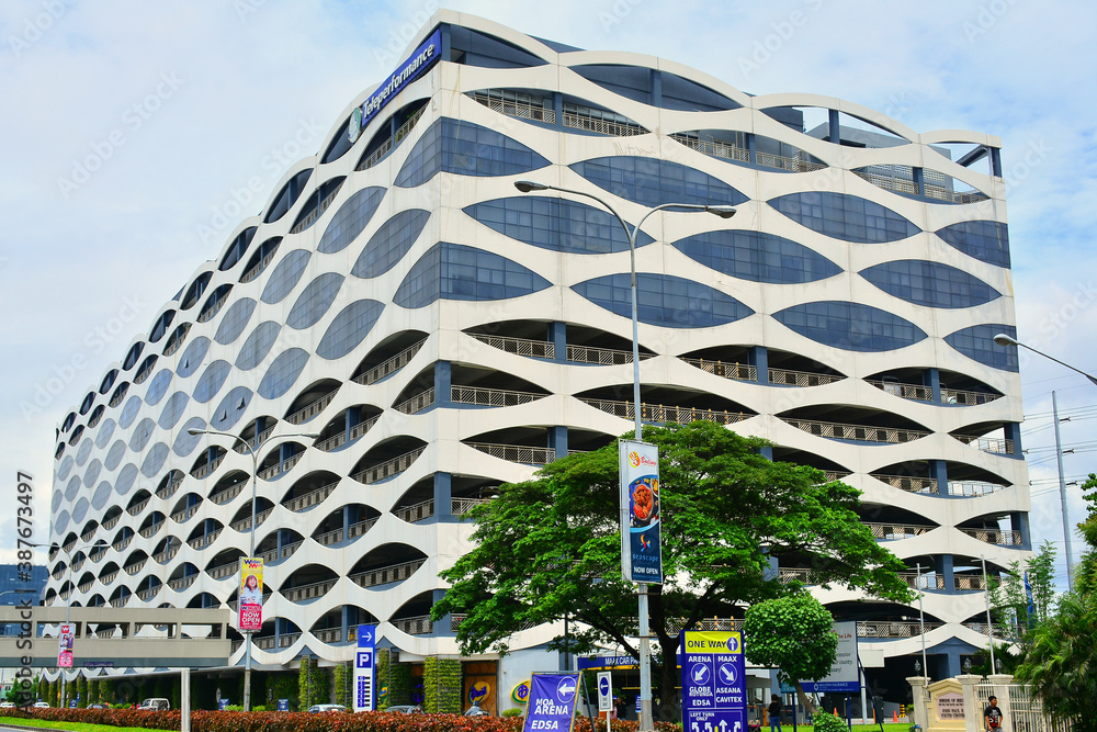 Teleperformance building facade in Pasay, Philippines Stock Photo ...