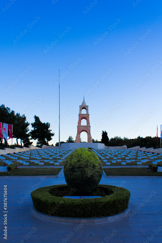 The 57th Infantry Regiment Memorial. 57th was a regiment of the Ottoman ...