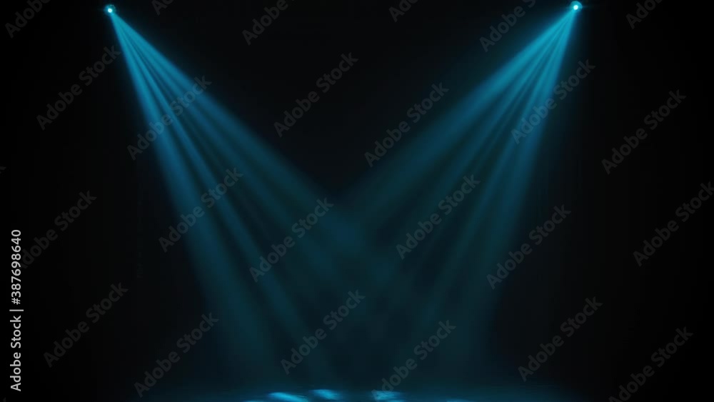 Concert lights. Lighting effects on a theater stage at night. Stage ...