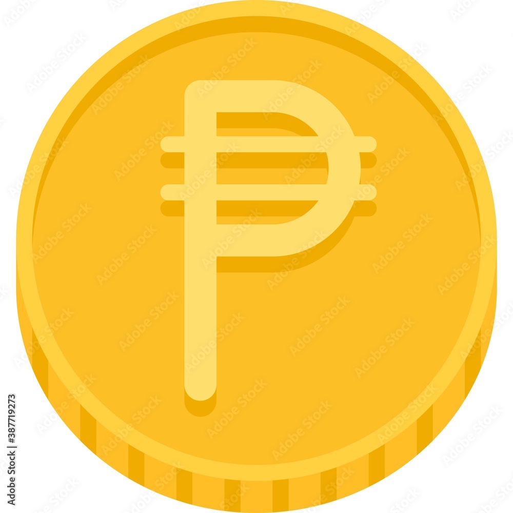 Philippine Peso Coin Official Currency Of The Philippines Stock Philippine Peso Coin Official Currency Of The Philippines Stock