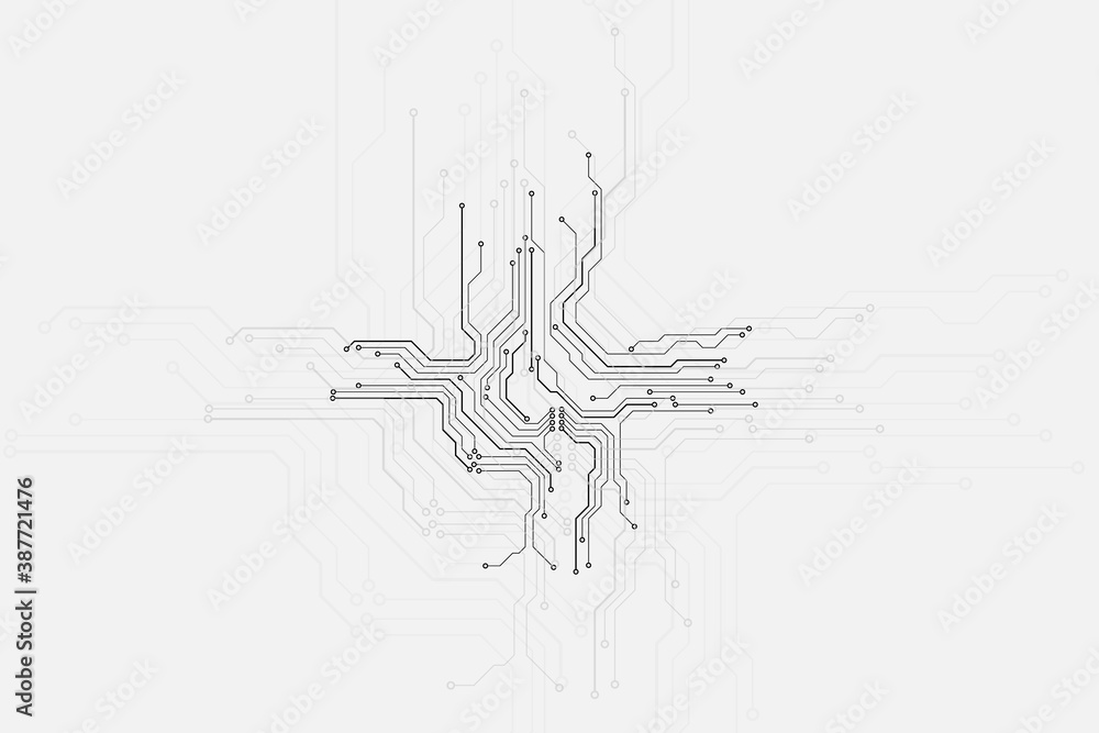 Circuit Board Technology Electronic Scheme Pattern Abstract Background ...
