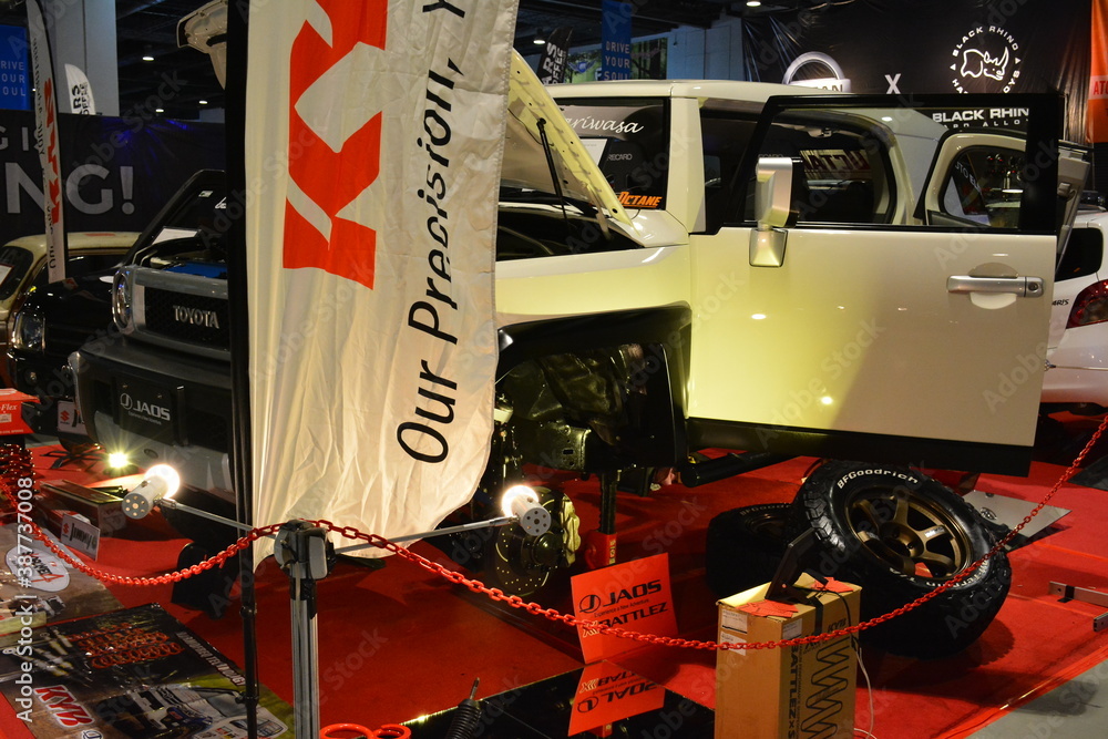 Toyota fj cruiser at Manila Auto Salon car show in Pasay, Philippines ...