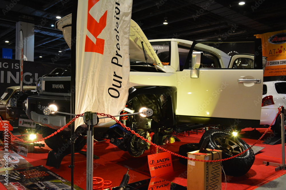 Toyota fj cruiser at Manila Auto Salon car show in Pasay, Philippines ...