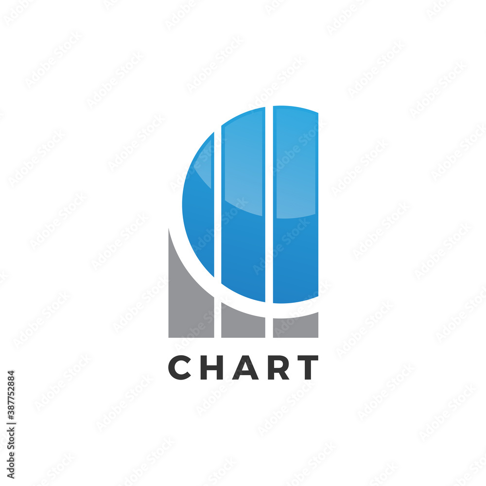 Analytics logo - data business technology finance information graph ...