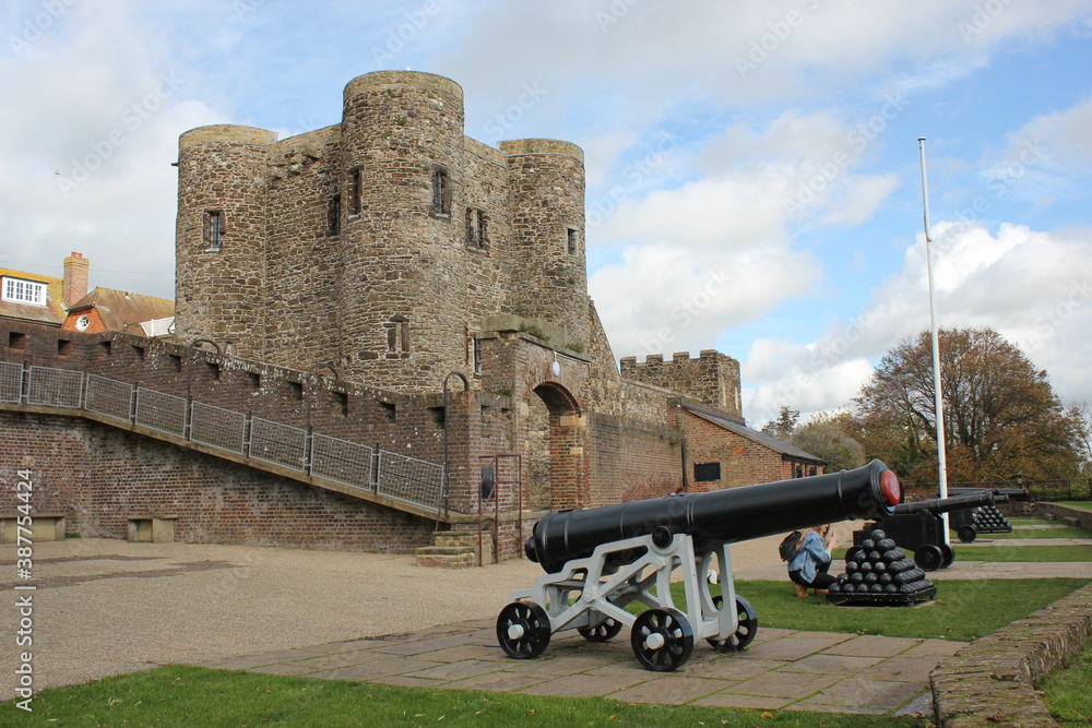 14th-century Ypres Tower, which formed part of Rye’s defenses with ...