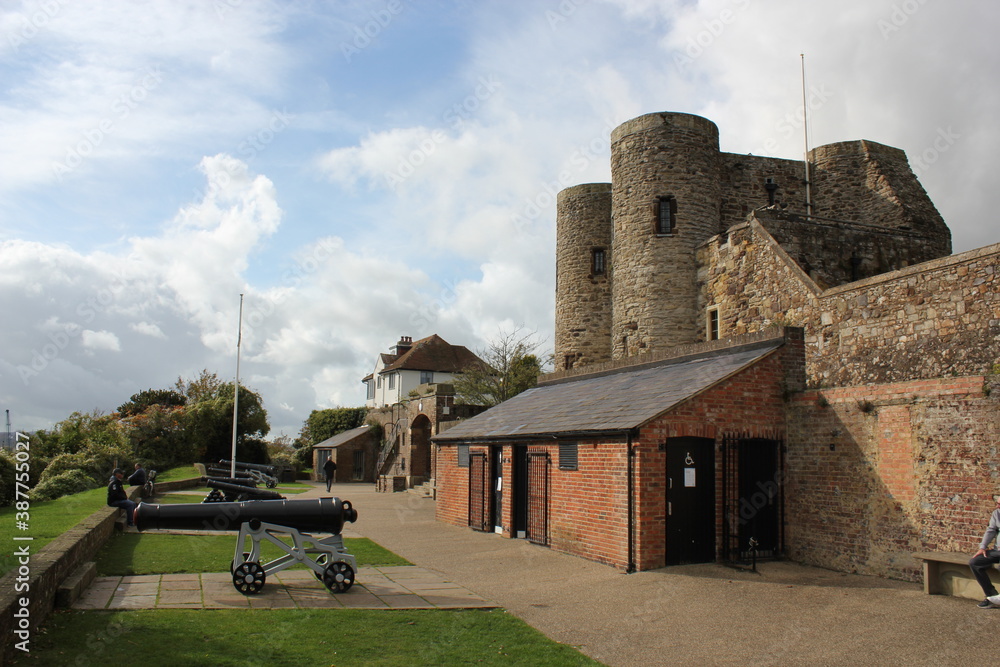 14th-century Ypres Tower, which formed part of Rye’s defenses with ...