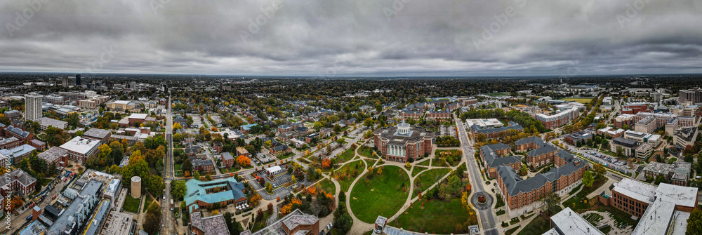 Photo & Art Print Aerial panorama of downtown Lexington, Kentucky with ...