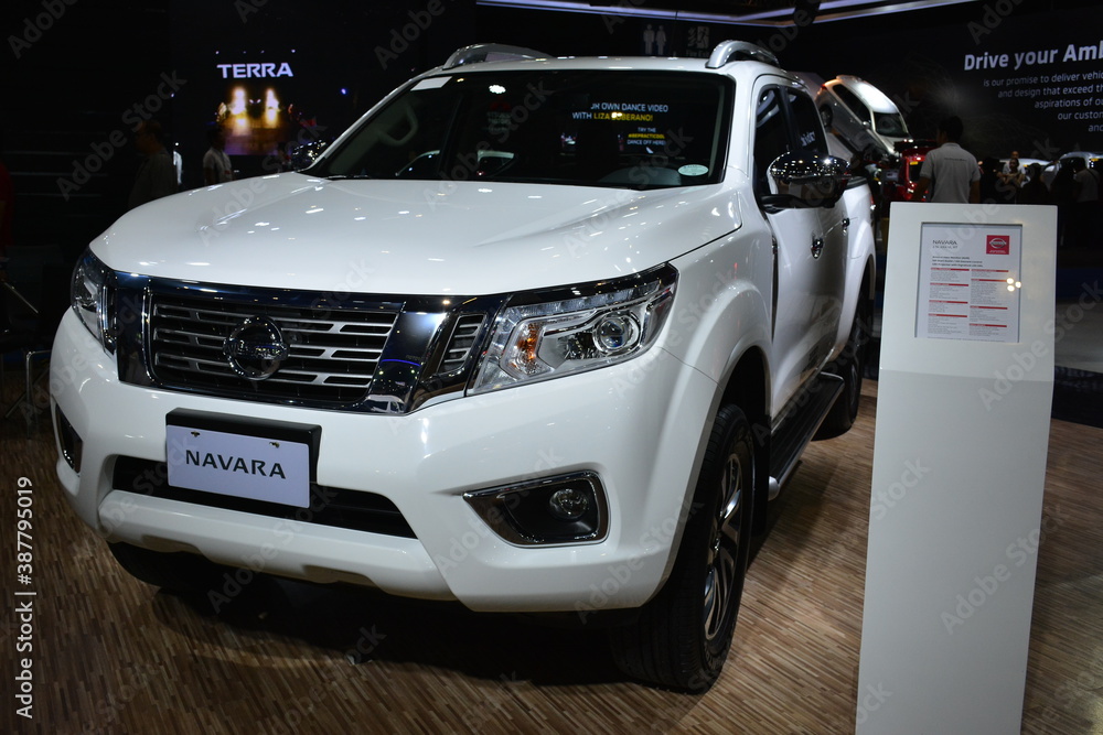 Nissan navara pick up at Philippine International Motor Show in Pasay ...