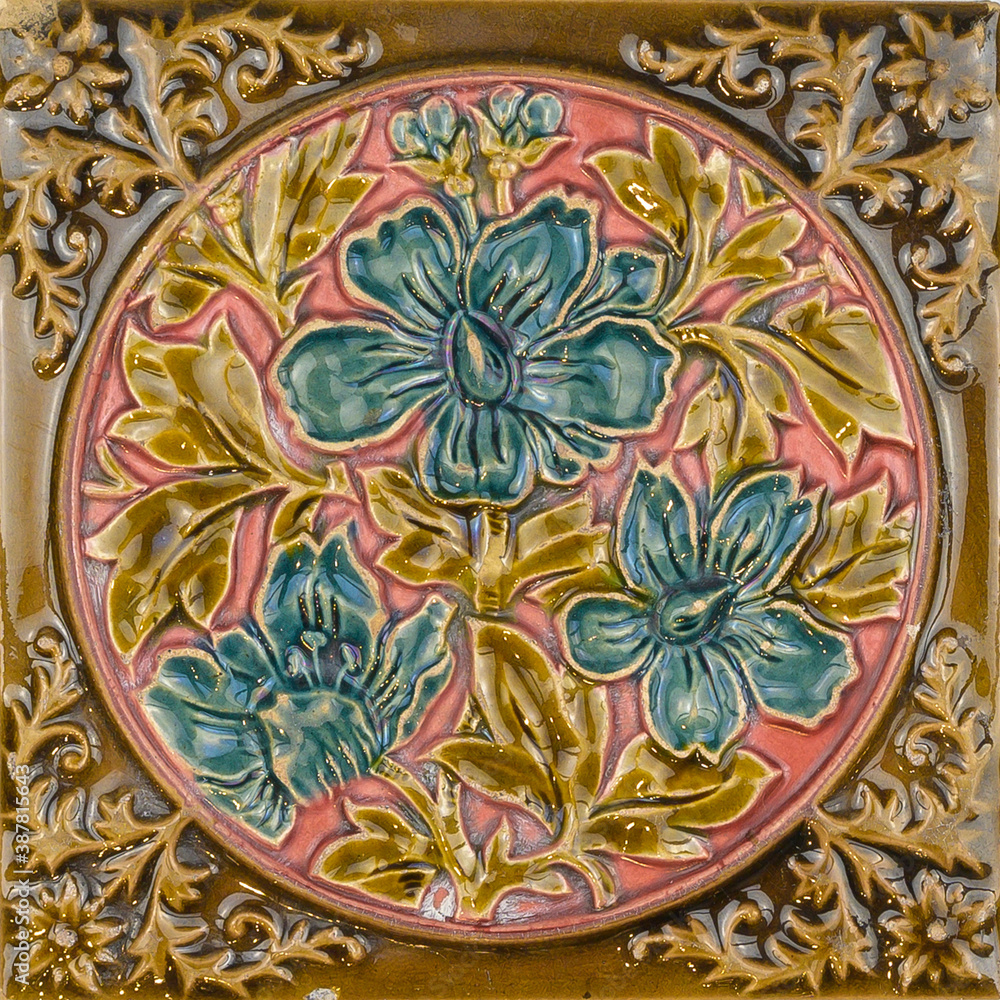 Singapore Peranakan Shophouse Tile Original Stock Photo | Adobe Stock