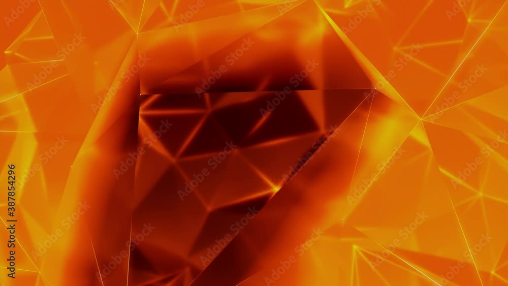 Vidéo Stock Futuristic, High Tech, orange and yellow animated ...