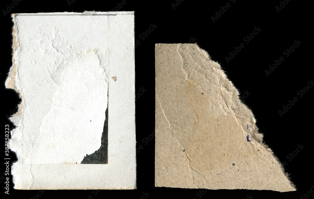 Old vintage torn paper texture Stock Photo | Adobe Stock