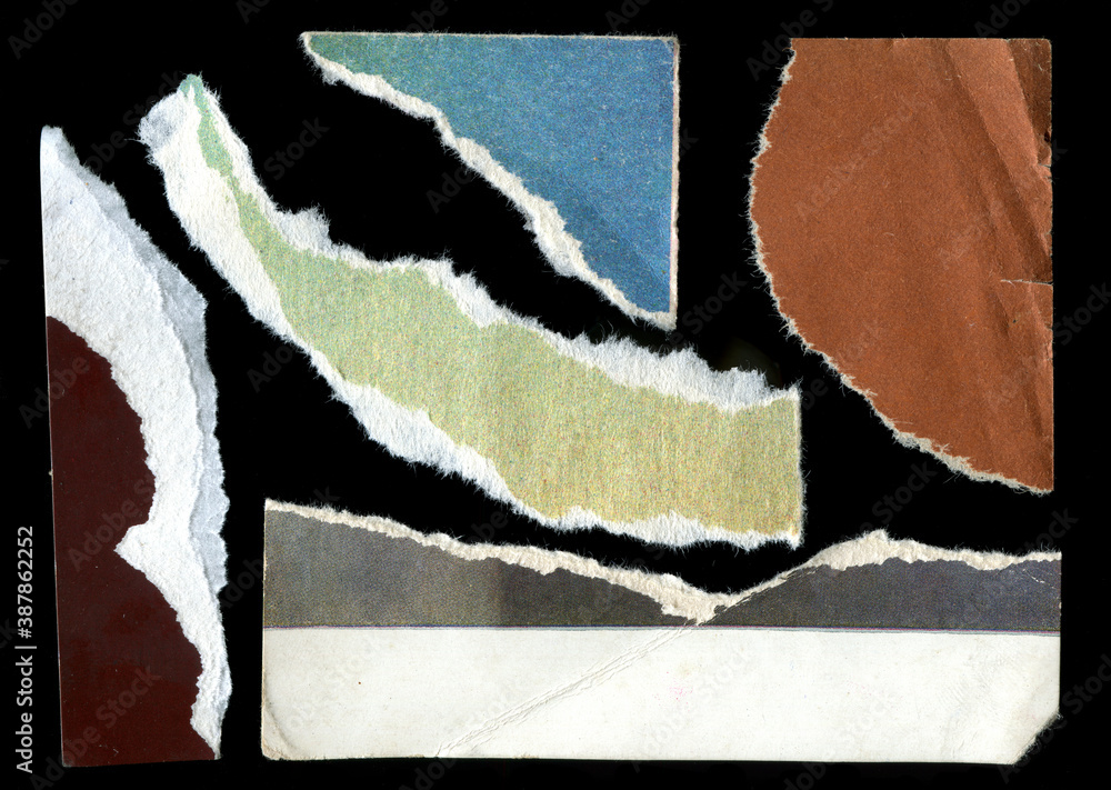 Old vintage torn paper texture Stock Photo | Adobe Stock