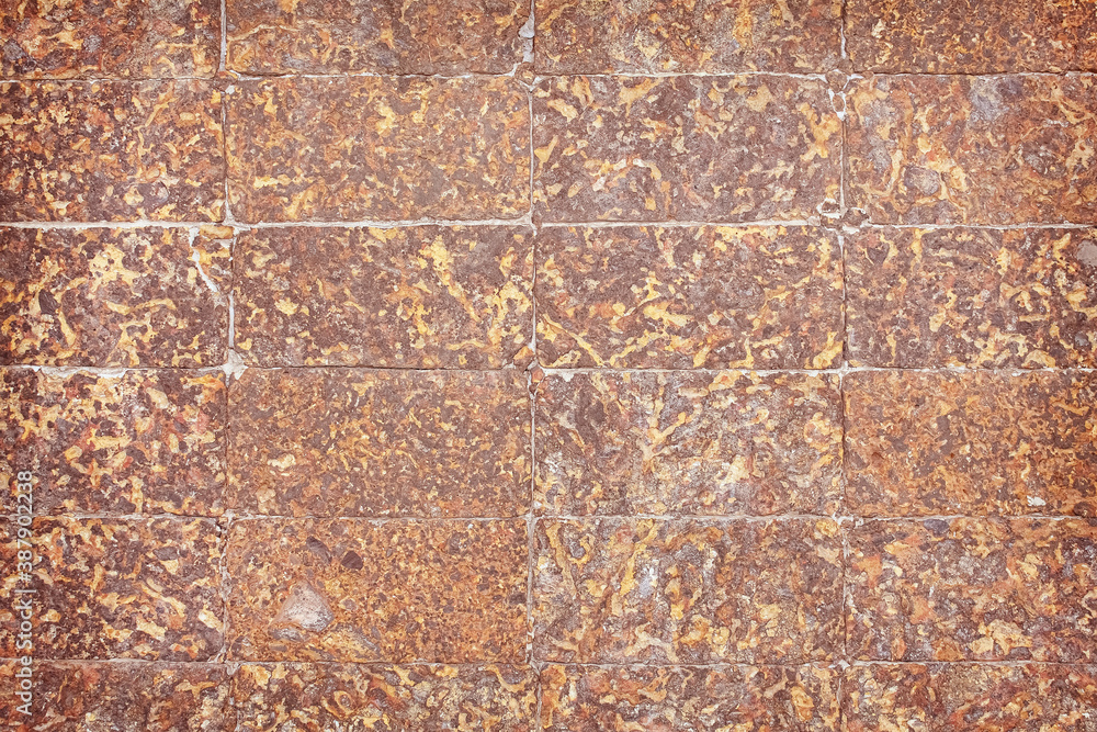 Laterite stone brick wall texture abstract for background Stock Photo ...