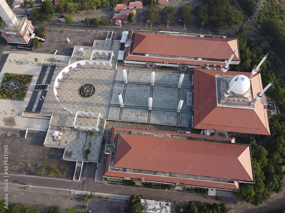 the grandeur of the Great Mosque of Central Java, Semarang Indonesia ...