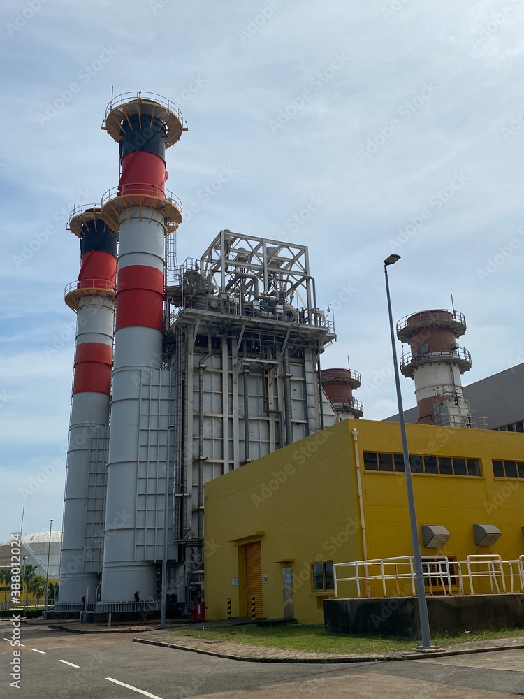 Companhia de Electricidade de Macau CEM Macau Electricity Power Plant ...