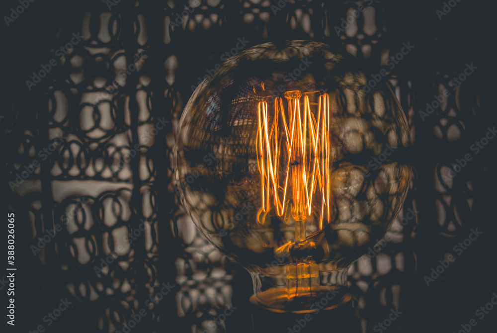 Decorative antique edison style light bulbs are in fact contamplorary ...